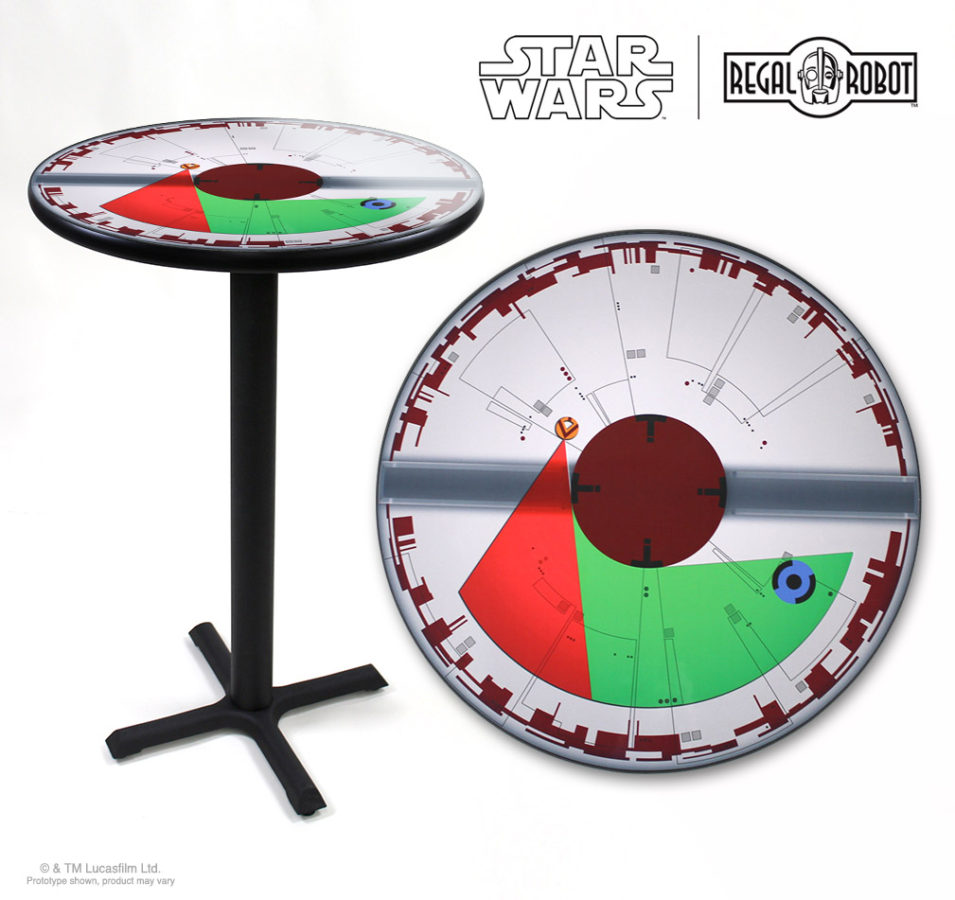 Death Star Countdown Display Cafe Table - Regal Robot