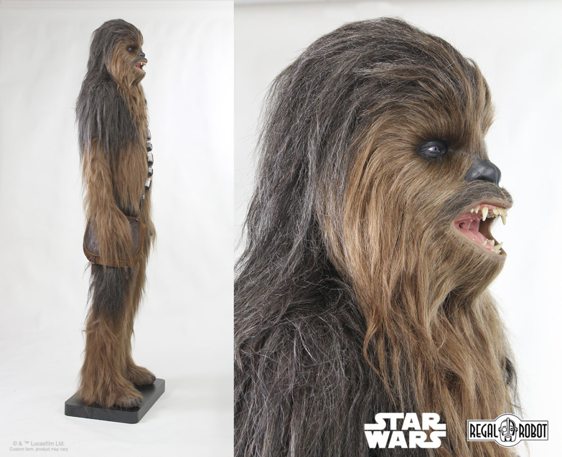 Custom Life-Sized Chewbacca™ Statue - Regal Robot