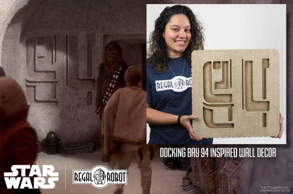 Docking Bay 94 Deluxe Resin Plaque Wall Decor - Regal Robot