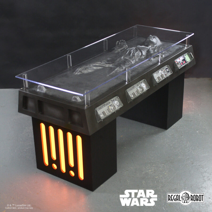 Customized Han Carbonite Desk - Regal Robot
