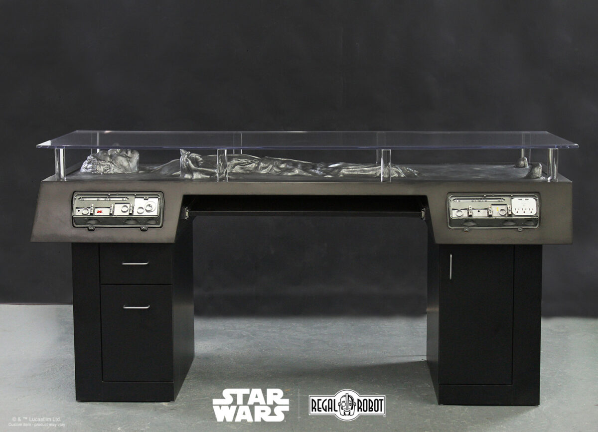 Spotlight Interview - Custom Star Wars™ Han Solo™ in Carbonite Desk ...