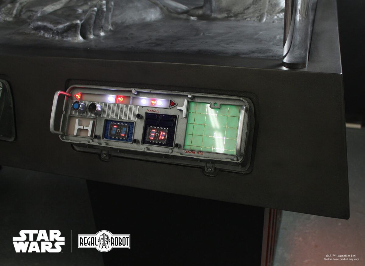 Customized Han Carbonite Desk - Regal Robot