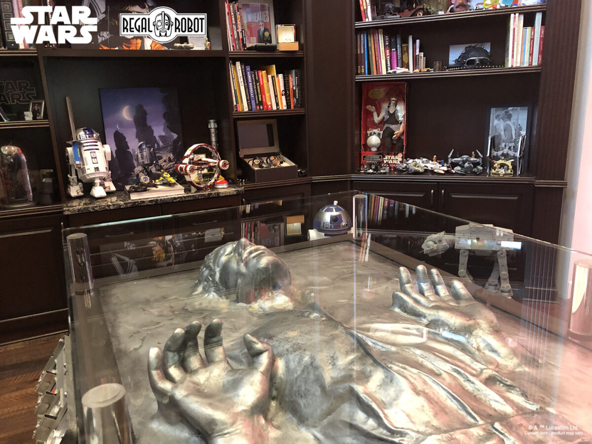 Spotlight Interview - Custom Star Wars™ Han Solo™ in Carbonite Desk ...