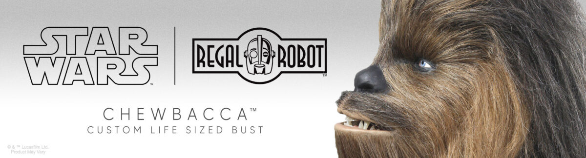 NEW! Custom Chewbacca™ Life-Sized Bust Available to Order! - Regal Robot