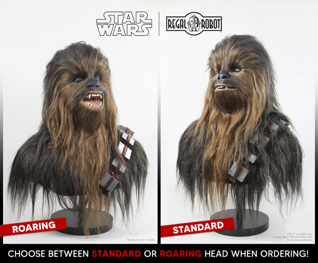 Life-sized Chewbacca™ Bust - Custom Edition - Regal Robot