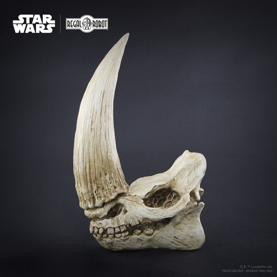 Mudhorn Skull Sculpture Star Wars inspired decor by Regal Robot