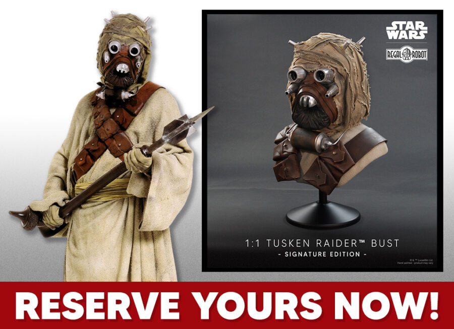 Life-sized Tusken Raider™ Prop Replica Bust - Signature Edition - Regal ...