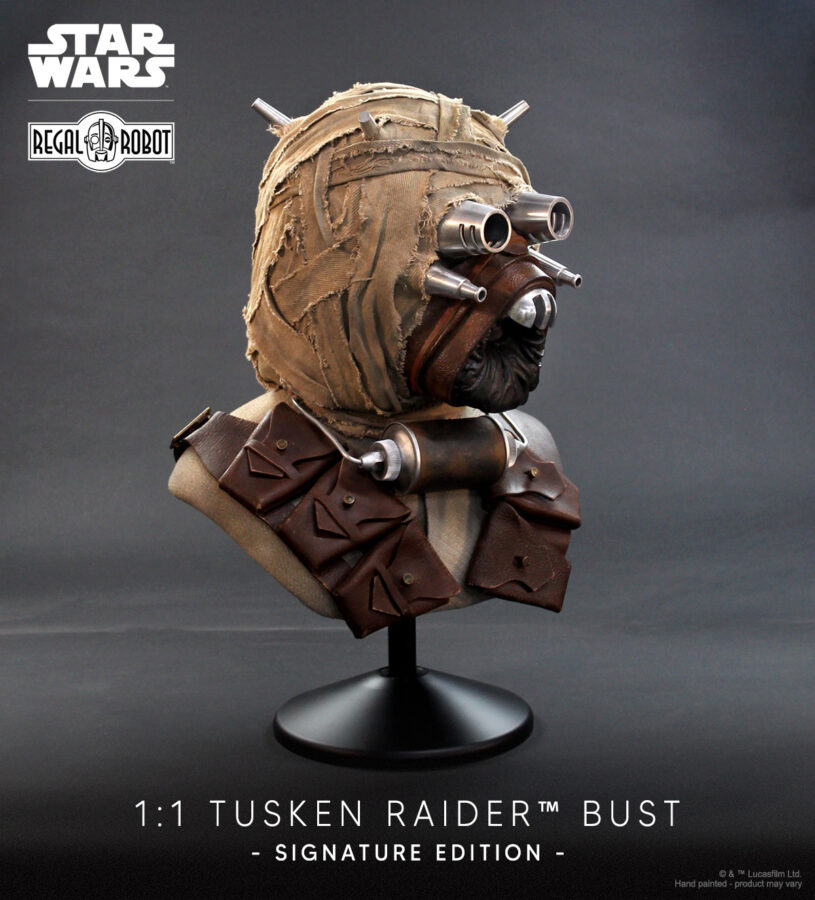 Life-sized Tusken Raider™ Prop Replica Bust - Signature Edition - Regal ...