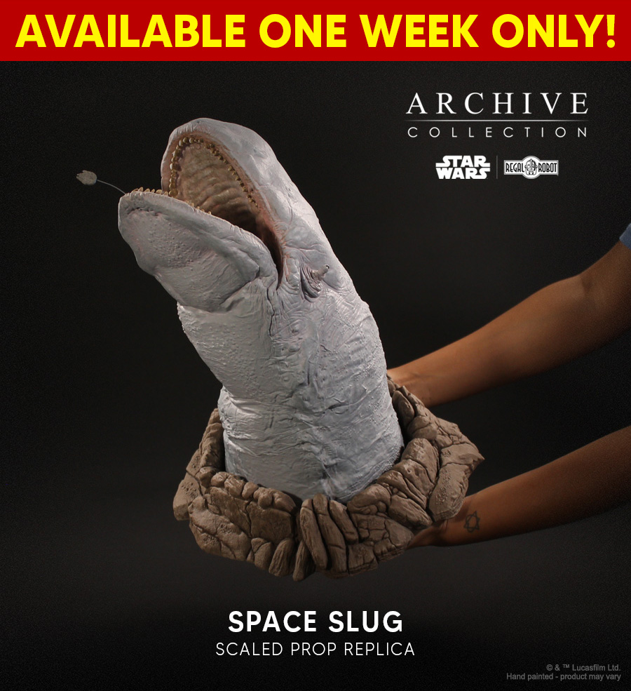 AVAILABLE TODAY - Space Slug Prop Replicas! - Regal Robot