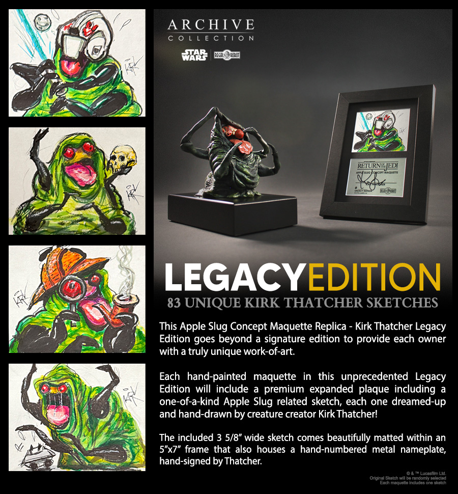 Apple Slug Concept Maquette Replica - Kirk Thatcher Legacy Edition ...